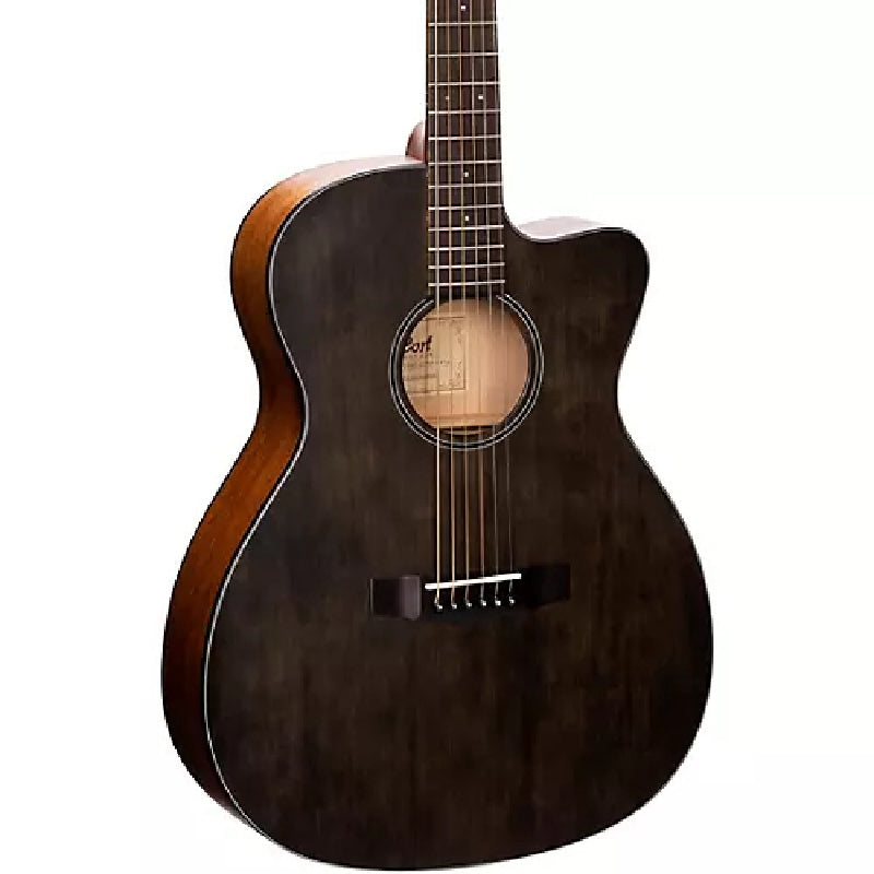 Cort CORE-OC Solid OM Acoustic-Electric Guitar Spruce. Open Pore Trans ...