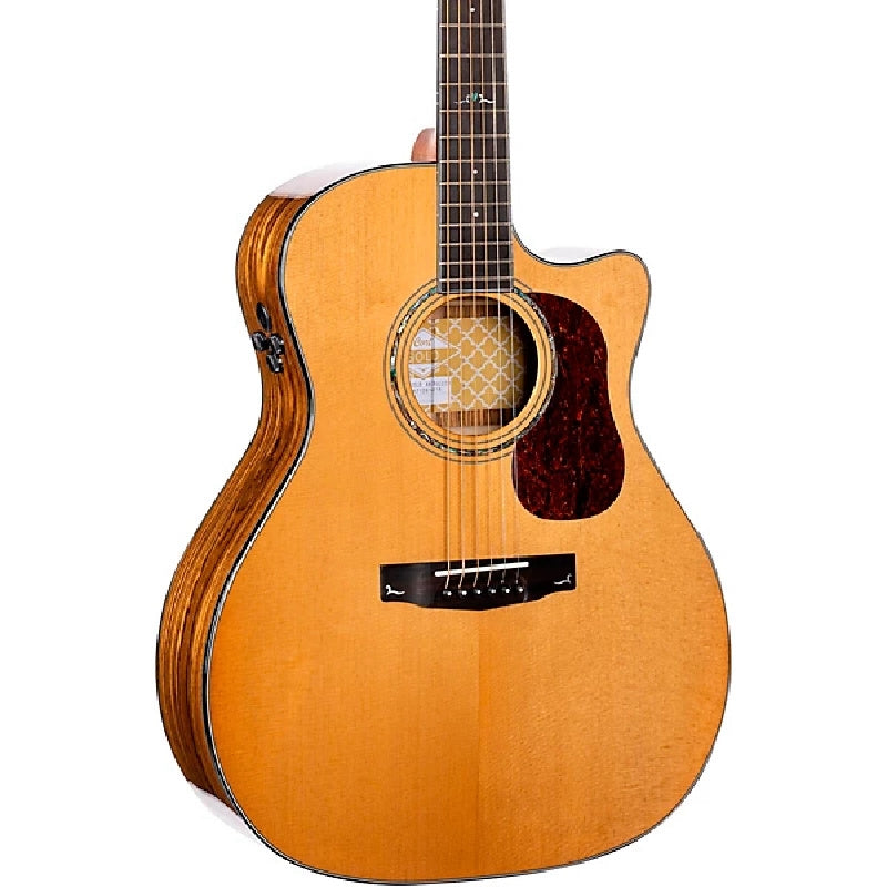 Cort Gold A6 Bocote Acoustic-Electric Guitar. Natural Glossy — MusicStox