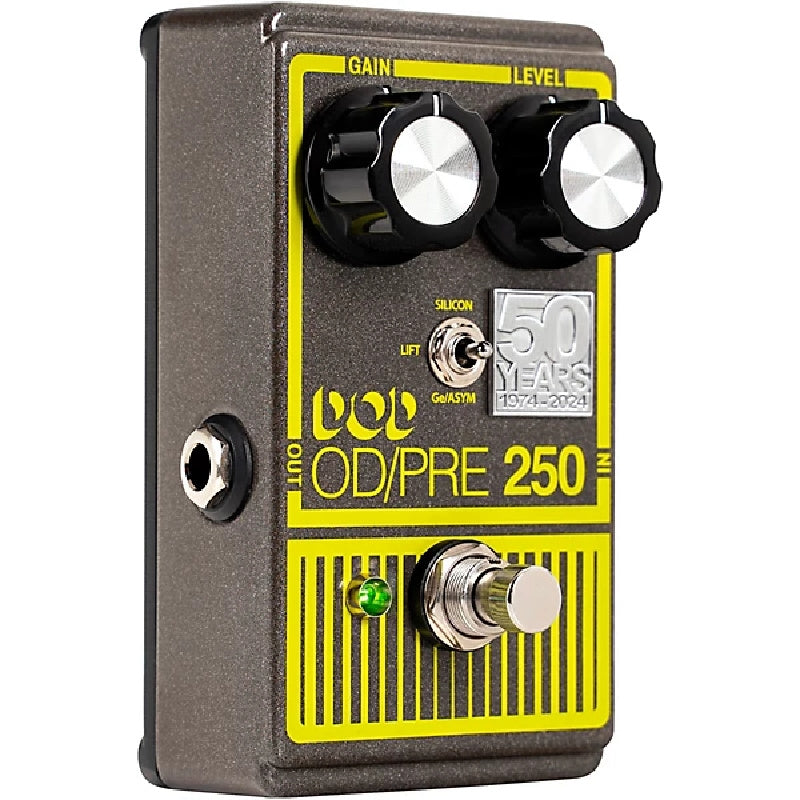 DOD 250 50th Anniversary Edition Overdrive Preamp. Yellow — MusicStox